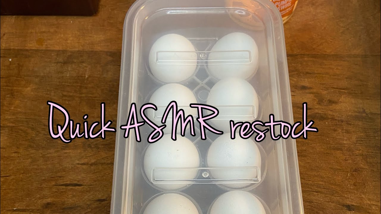 Quick ASMR restock. - YouTube