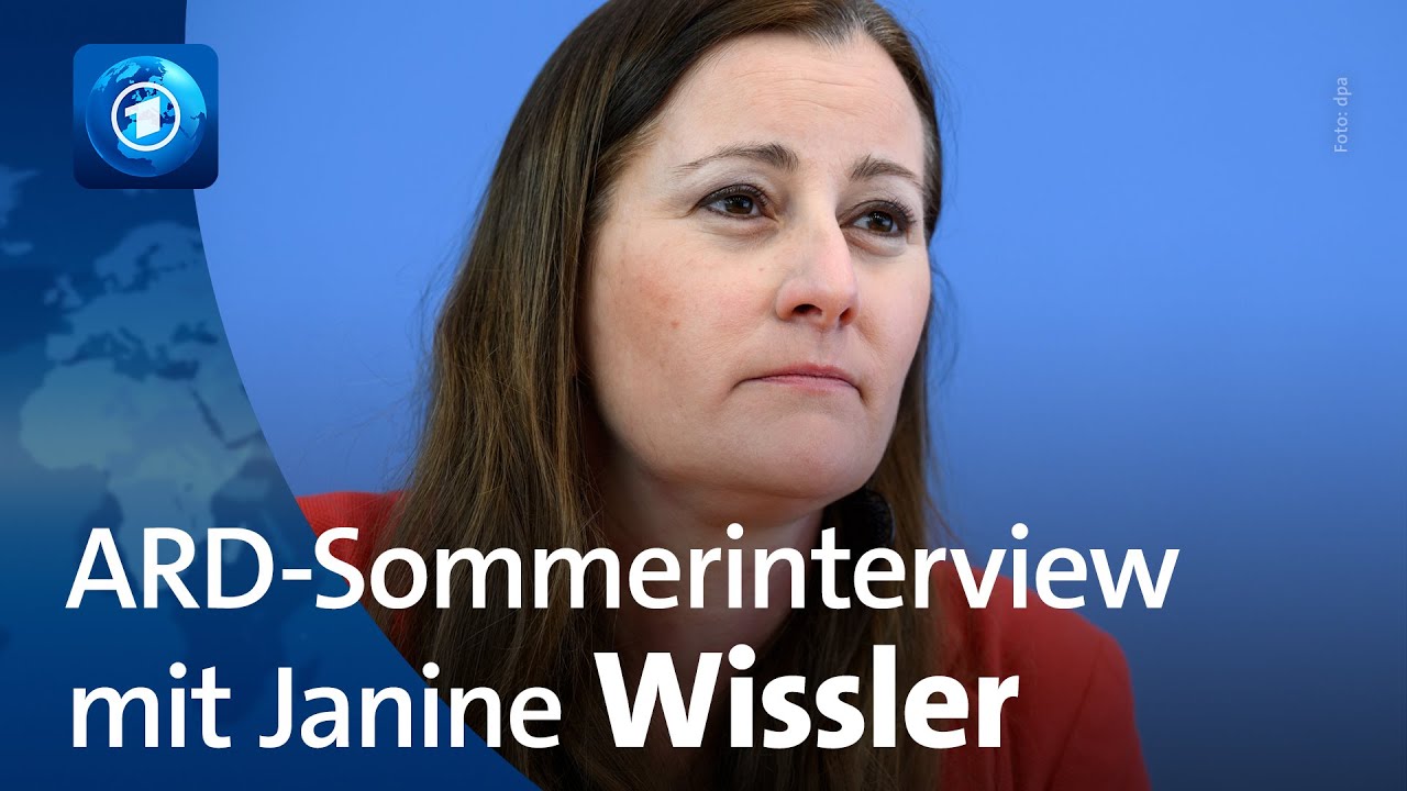 ARD-Sommerinterview mit Janine Wissler, Vorsitzende Linkspartei - YouTube