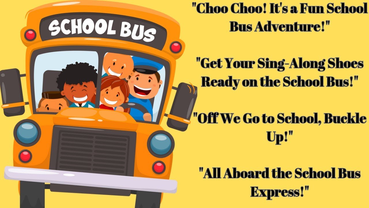 School Bus Song for Kids | Fun Learning Song for Children | Sing Along ...