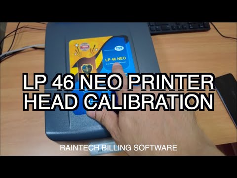 LP 46 printer calibration, Red light blinking issue solved