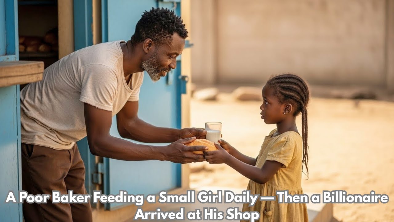 A Poor Baker Feeding a Small Girl Daily — Then a Billionaire Arrived at ...