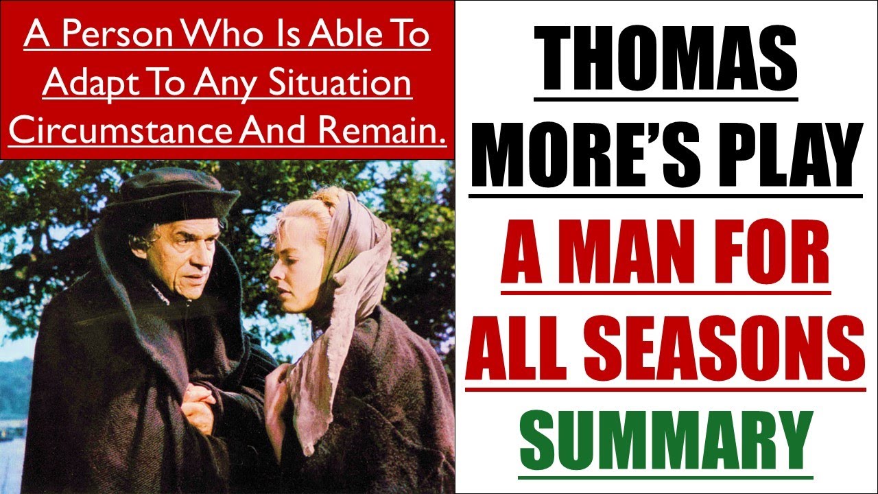 A Man for all seasons || Play by Robert Bolt || Summary Analysis in ...