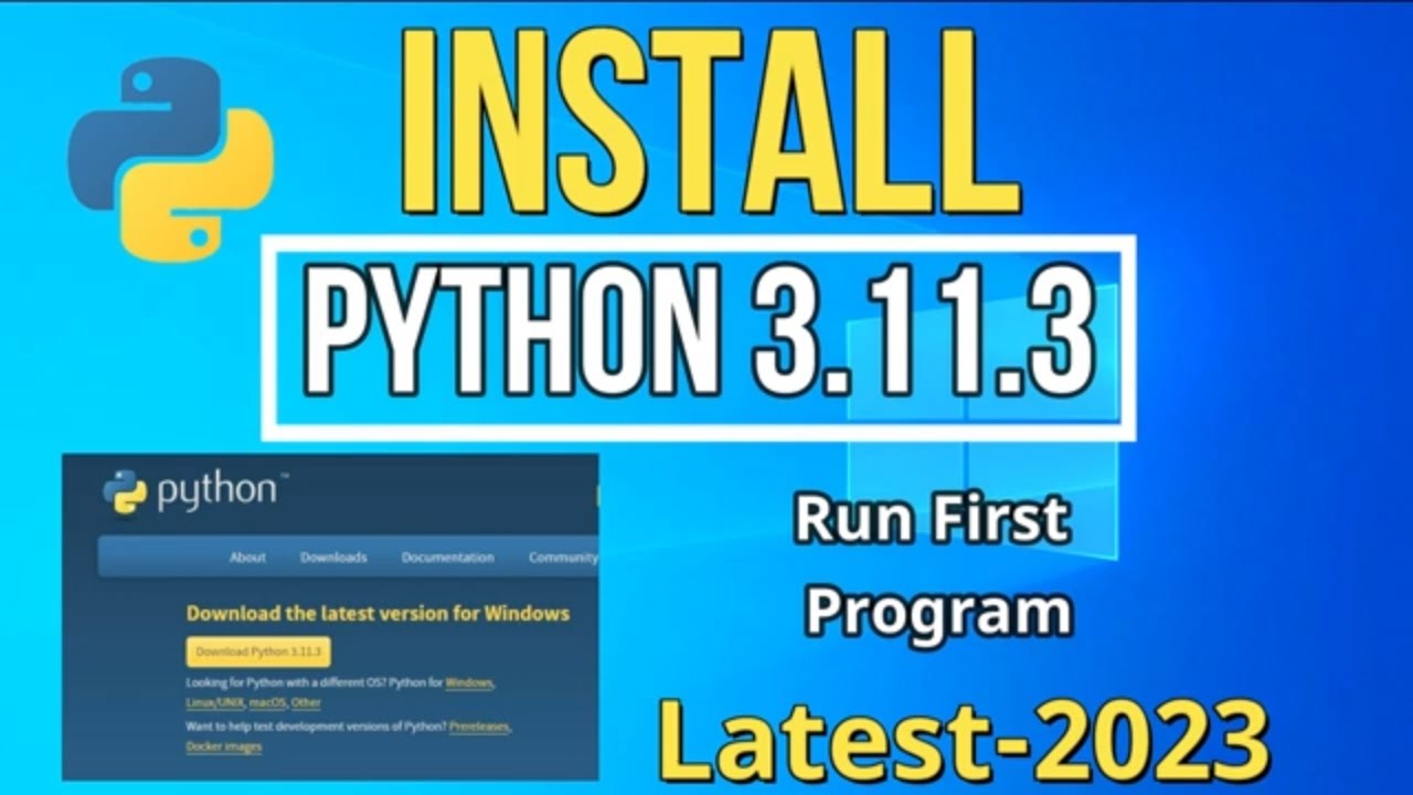 How To Install Python 3 11 3 On Windows 10 2023 Python 3 11 3