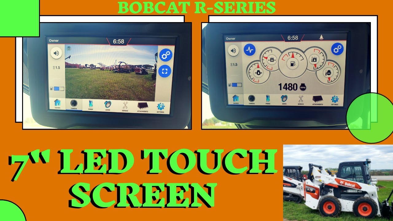 NEW 2020 Bobcat R-Series - NEW 7" Touch LED Screen with Integrated ...