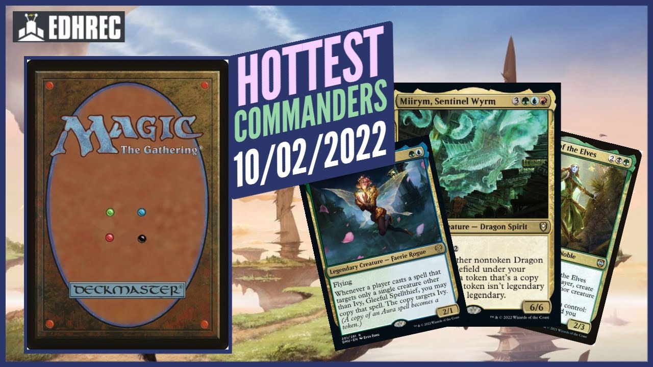 TOP COMMANDERS OF THE MONTH | SEPTEMBER 2022 | MAGIC: THE GATHERING ...