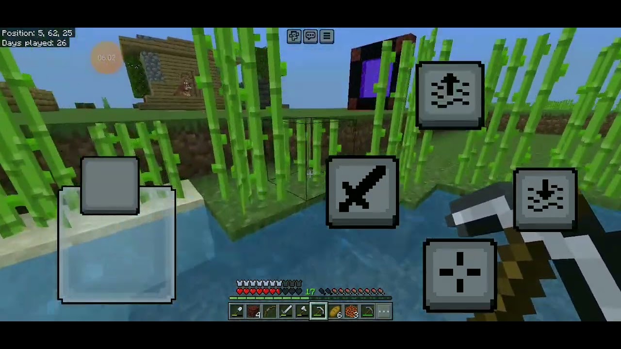 MAKING NETHER PORTAL AND TRADING HALL - YouTube