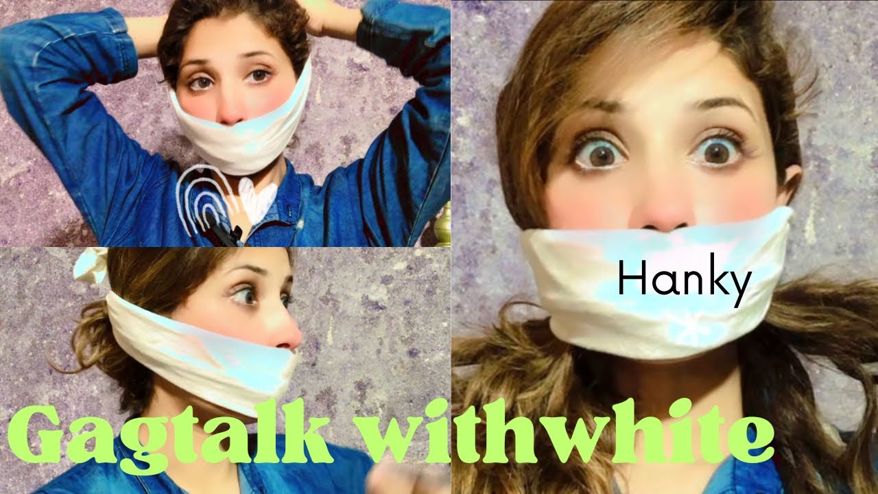 Gag talk With white Hanky 😷#aqsaadil #challenge #gagtalkchallenge # ...