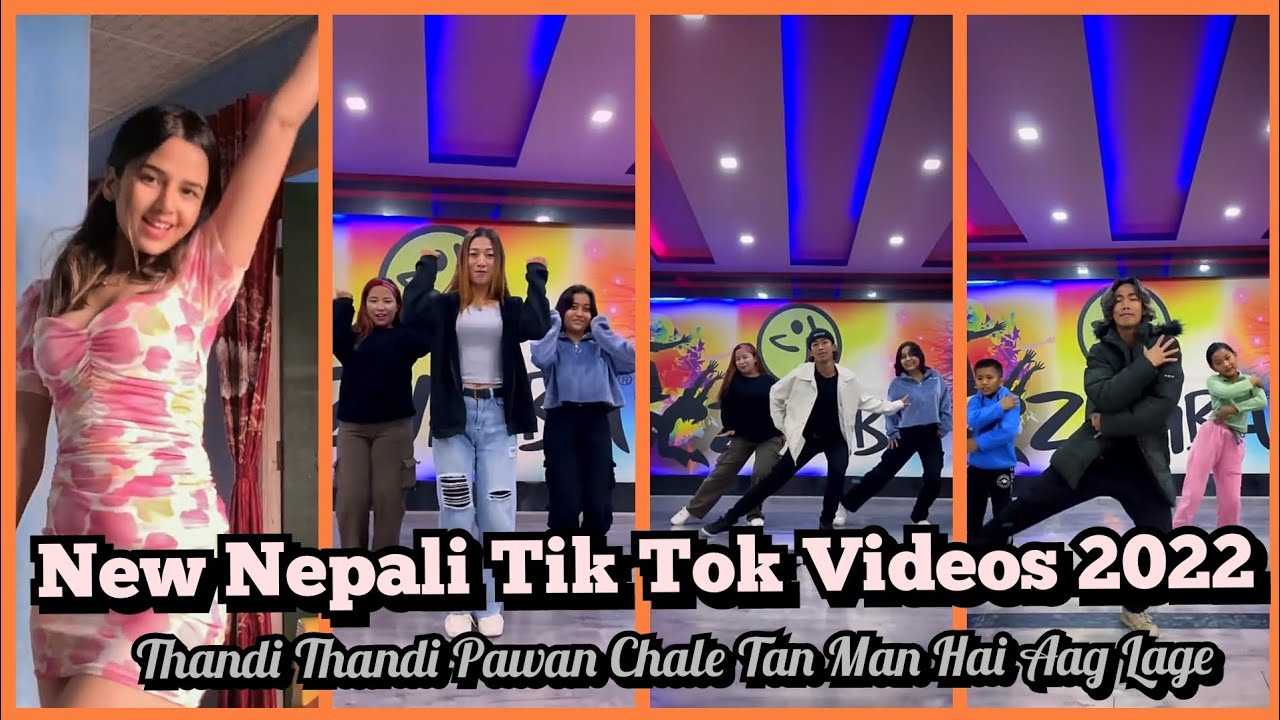 Thandi Thandi Pawan Chale Tan Man Hai Aag Lage | New Nepali Tik Tok ...