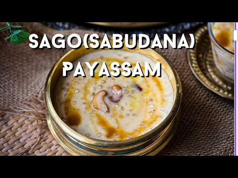 Sabudana kheer | Chowwari payassam | Sabunari | Sago | Shabosphere ...