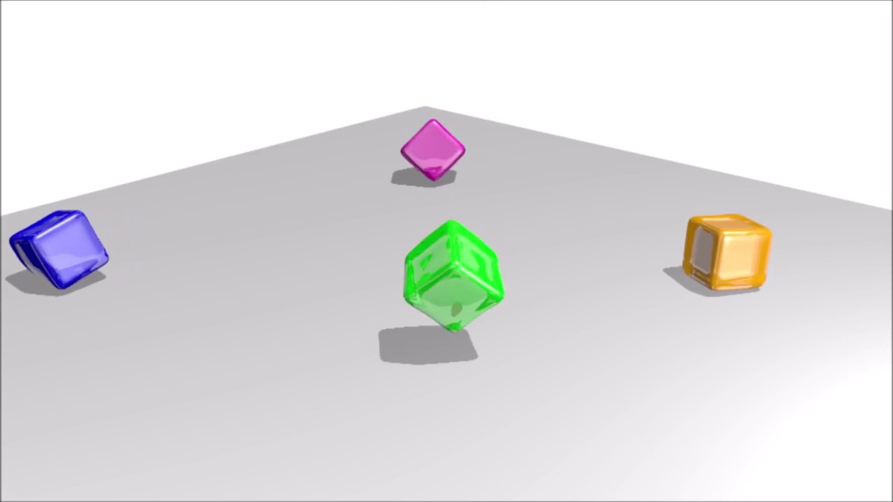 Quick Simulations 12 - Softbody cubes - YouTube
