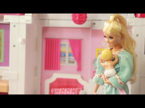 💕Barbie & Ken Bathroom Shower 💕Bedroom Doll House 💕Morning Routine