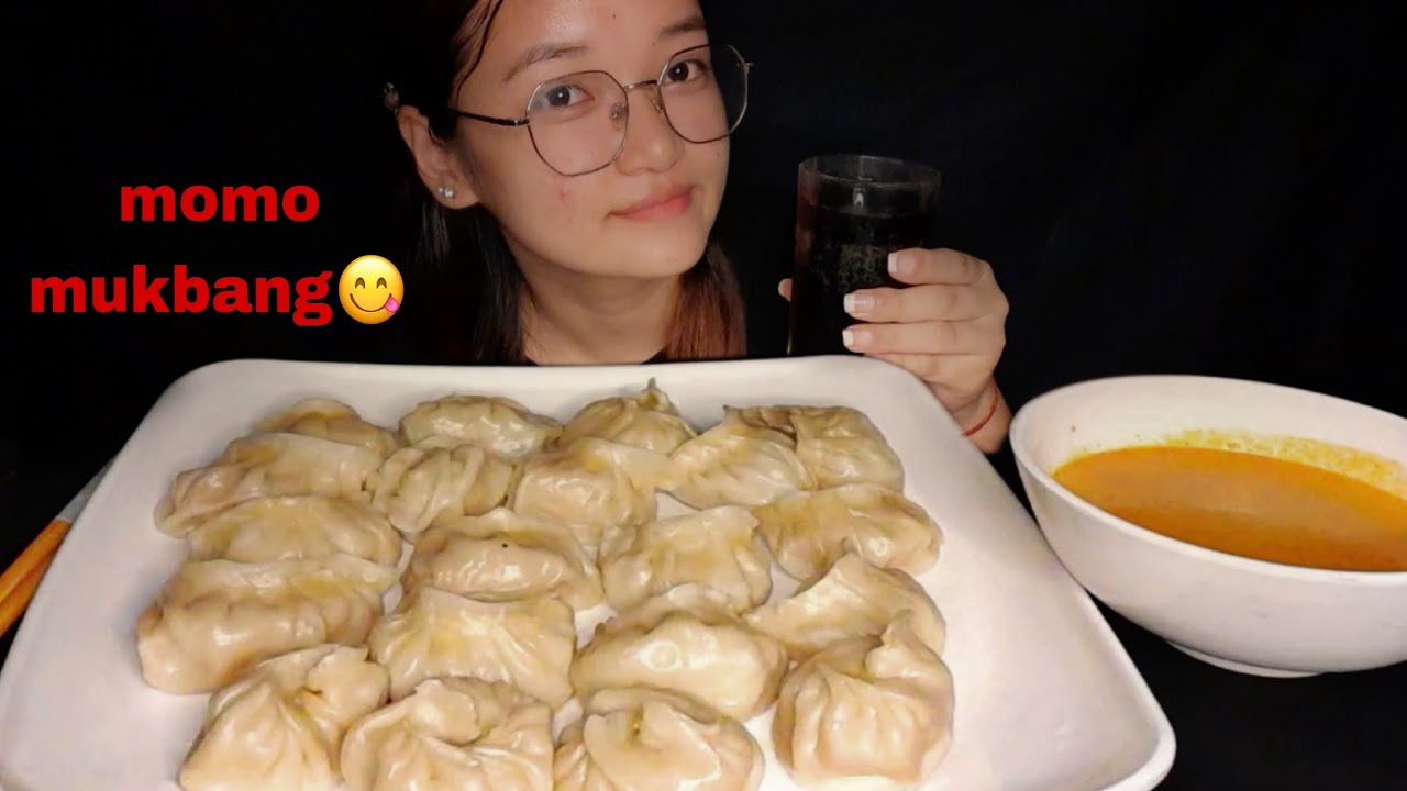 mitho nepali momo mukbang 🥟 - YouTube