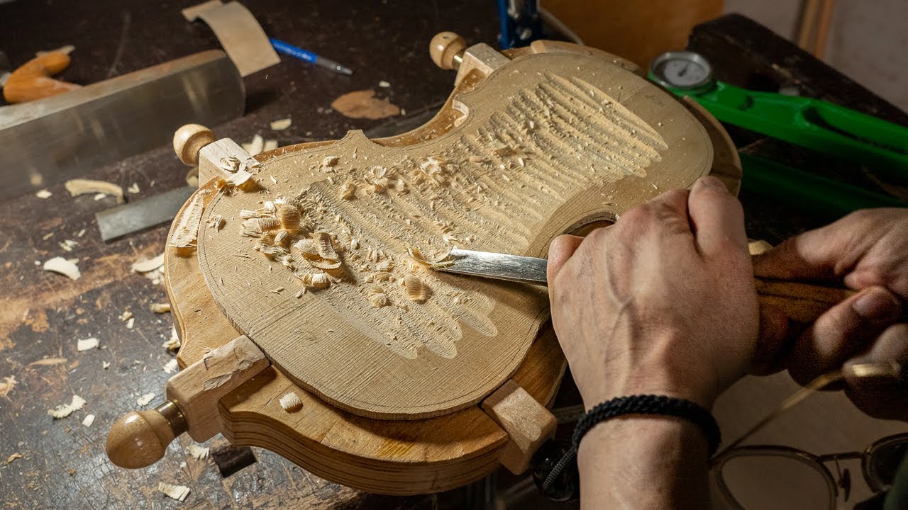 Process of Making a Violin. Amazing Korean Luthier - YouTube