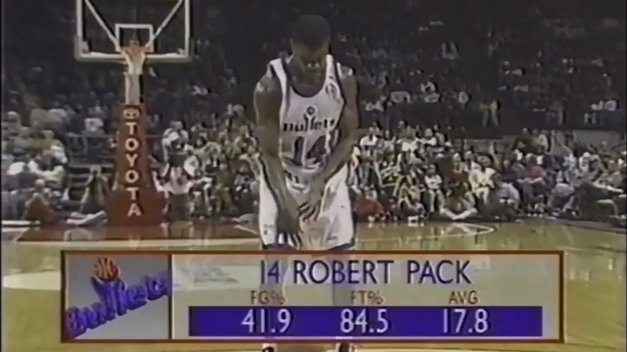 Robert Pack Bullets 25pts 7asts vs Knicks (1995) - YouTube