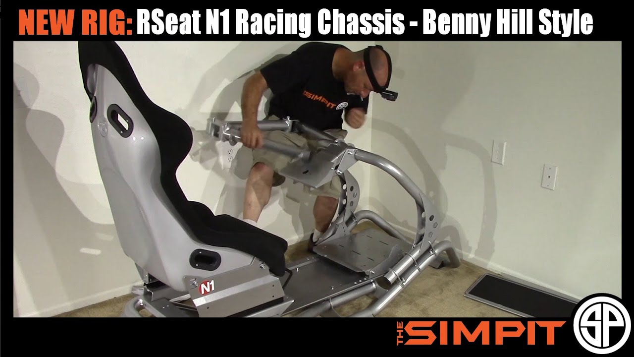 RSeat N1 Racing Chassis - 5 minute rig build - Benny Hill style - YouTube