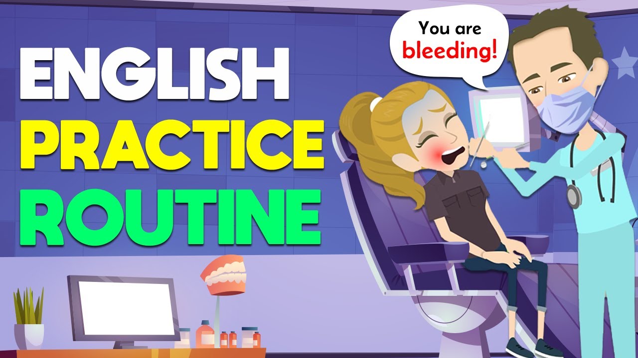 10 minutes to improve your English - Conversation At the dentist - YouTube