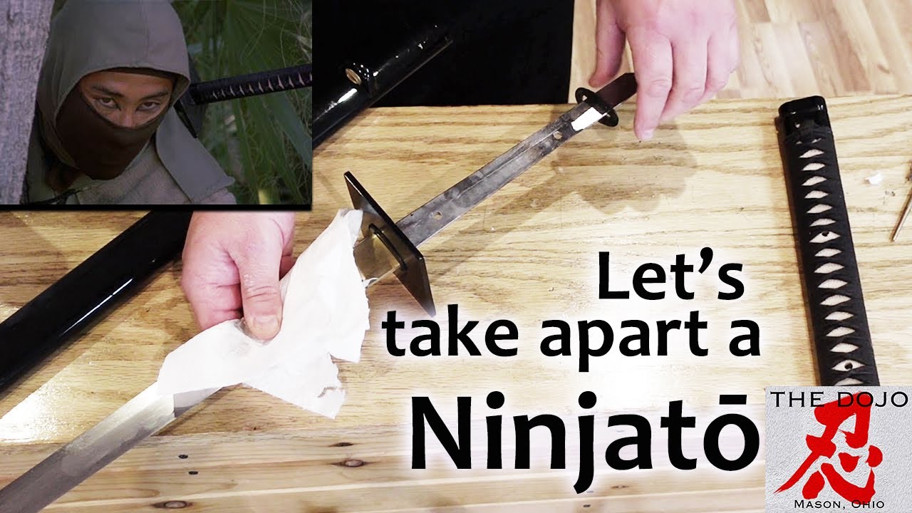 Sho Kosugi Ninja Sword Disassembly and Cleaning - YouTube