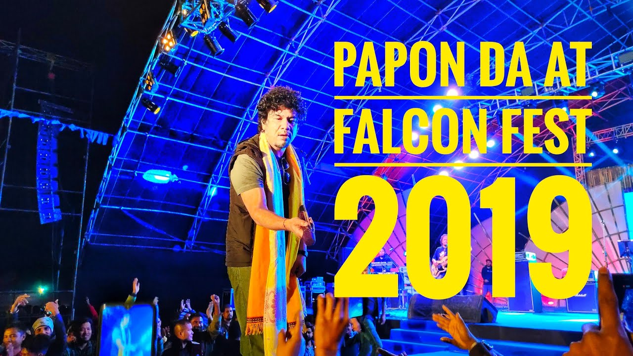PAPON DA at FALCON FEST2K19 , Aashiyana - YouTube