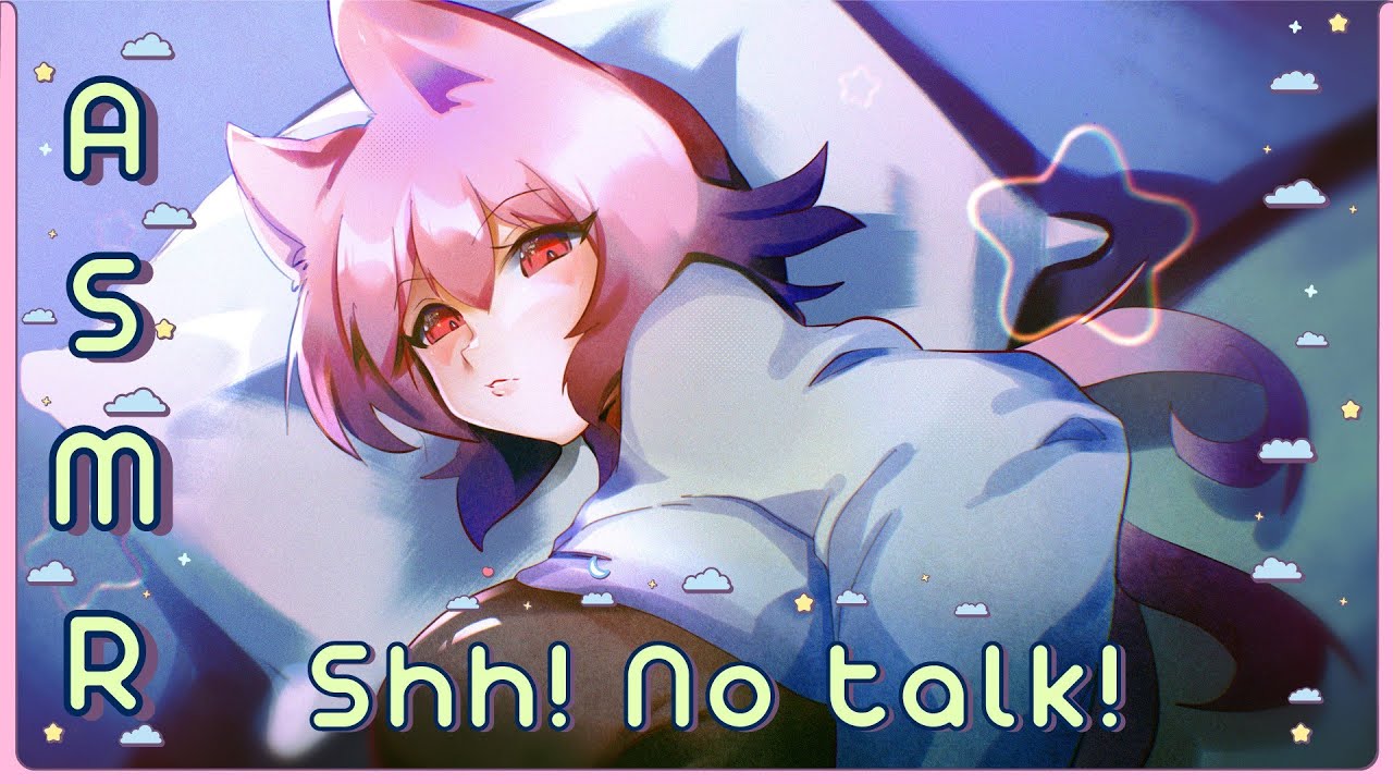 ASMR | Shh! No talk! (Cupping, Rubbing, Scissors, Tapping) - YouTube