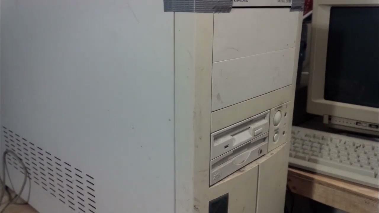 HP Colorado T3000: installing MS-DOS, Win3.1, and Windows 2000! - YouTube