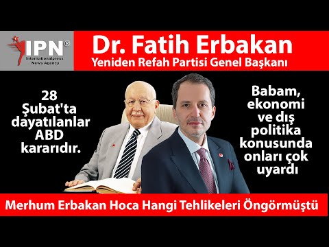 Merhum Necmettin Erbakan Hoca Fetö Tehlikesi Dahil Başka Neleri Öngördü | Dr. Fatih Erbakan gündem