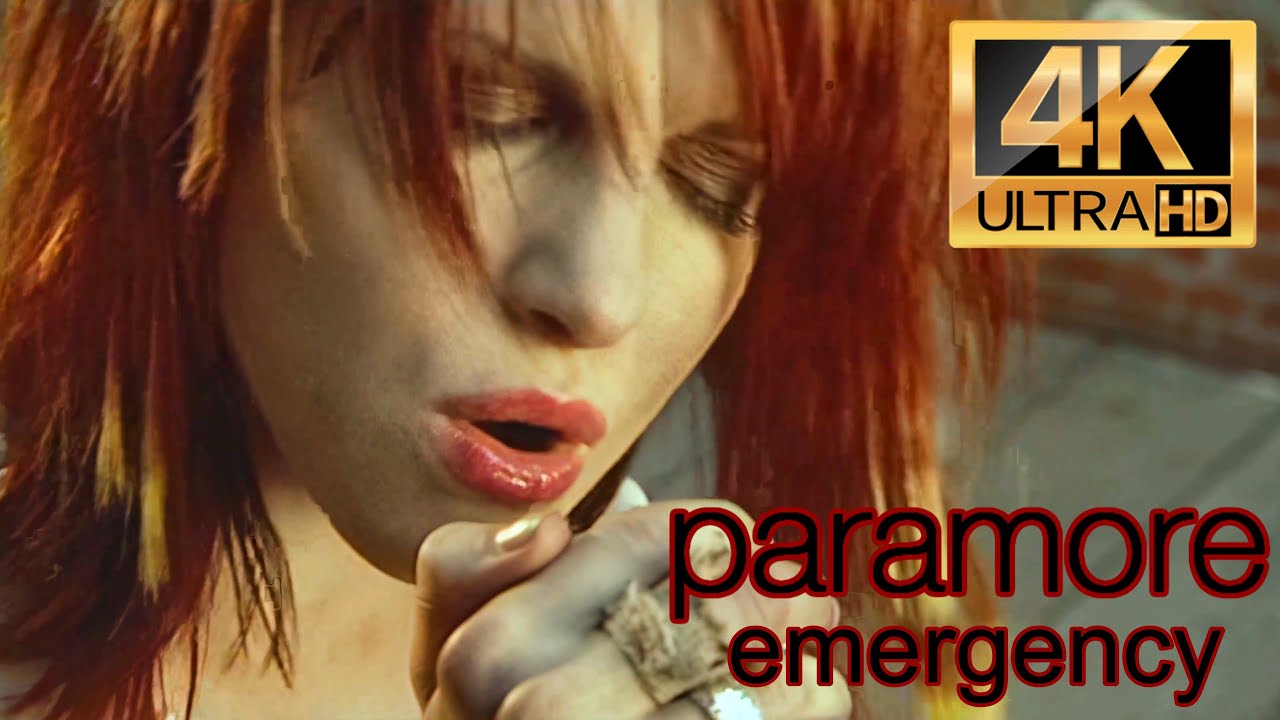 [4K] Paramore - Emergency REMASTERED (Official Music Video) - YouTube