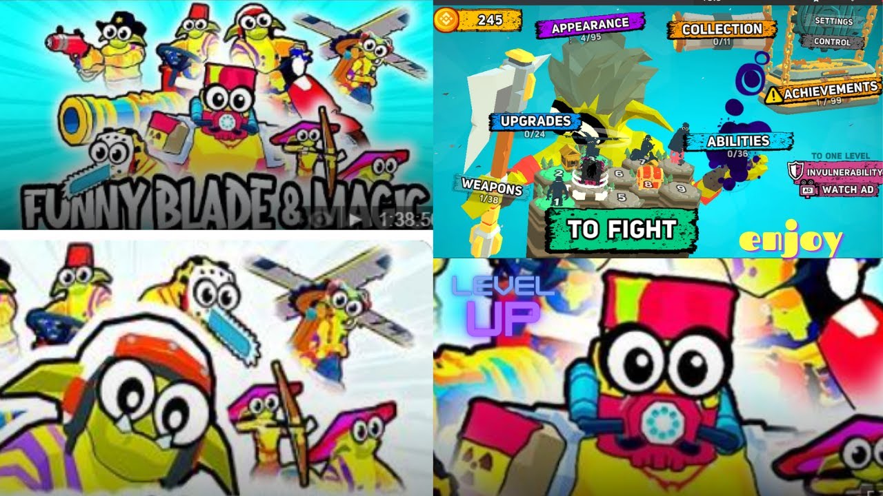 PLAYING FUNNY BLADE AND MAGIC | PLAY GAME WITH STORY TELLING - YouTube