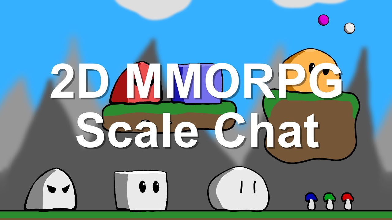 Scale World Chat of 2D MMORPG Development - YouTube