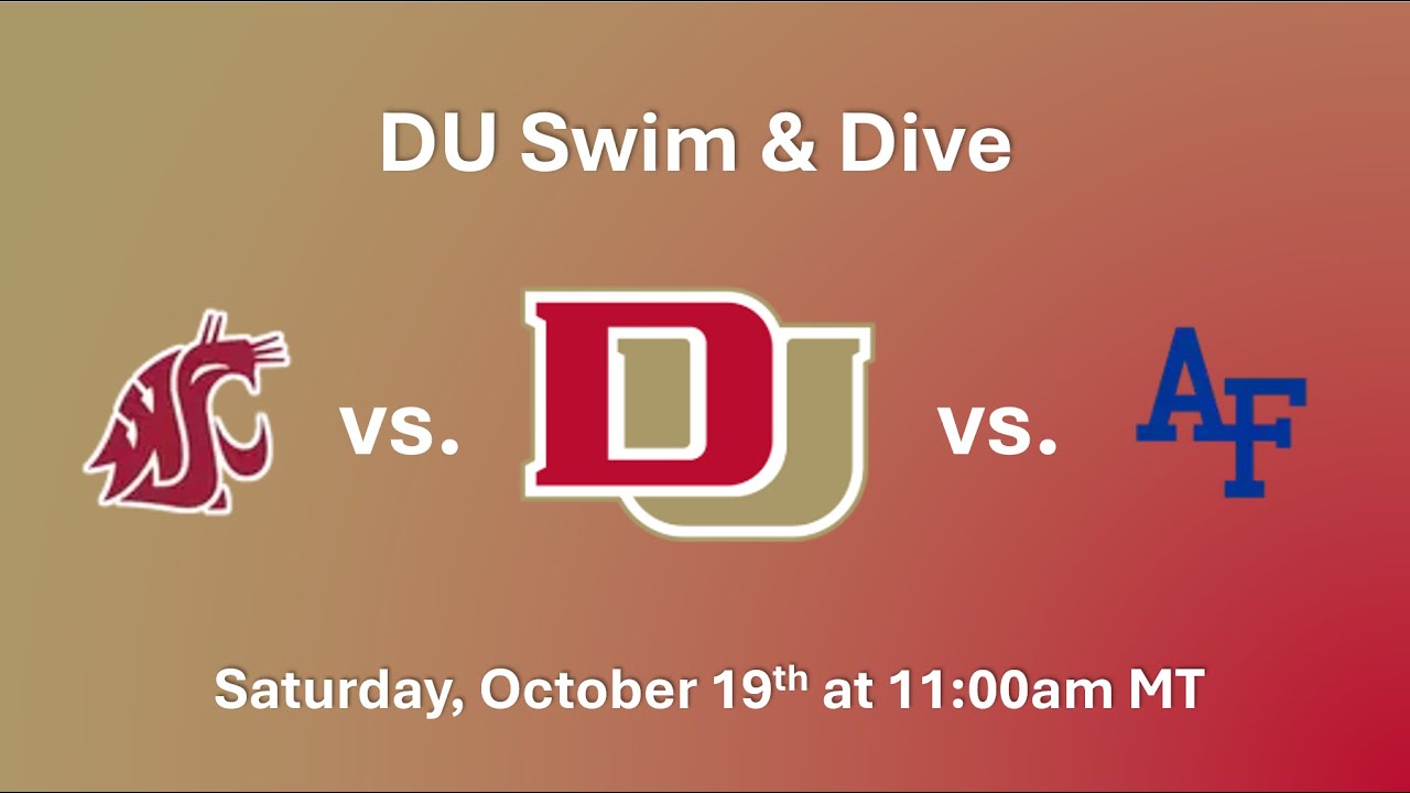 Denver Swimming and Diving vs. Washington State and Air Force - YouTube