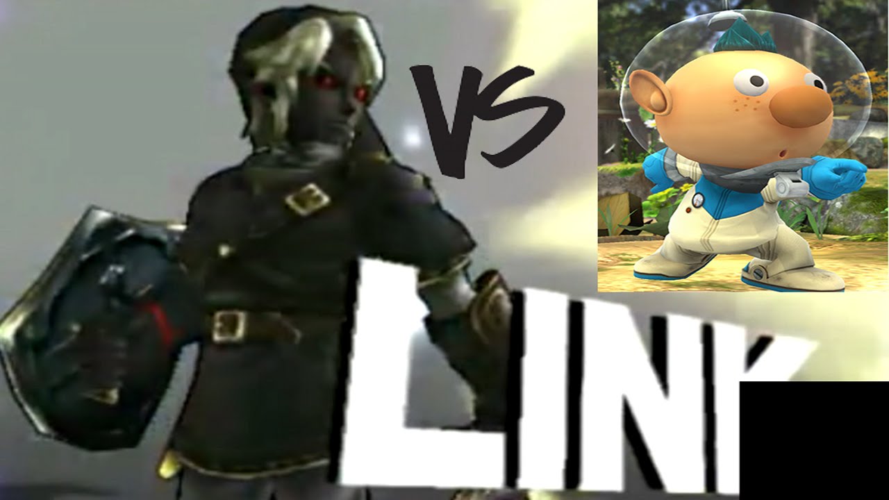 Super Smash Bros. 4 Alph Gameplay | Alph Vs Dark Links | Green Greens ...