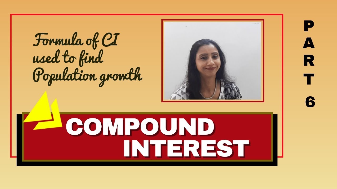 Compound Interest #6| Compound Interest Formula Application in Population Growth| Shortcut in ...