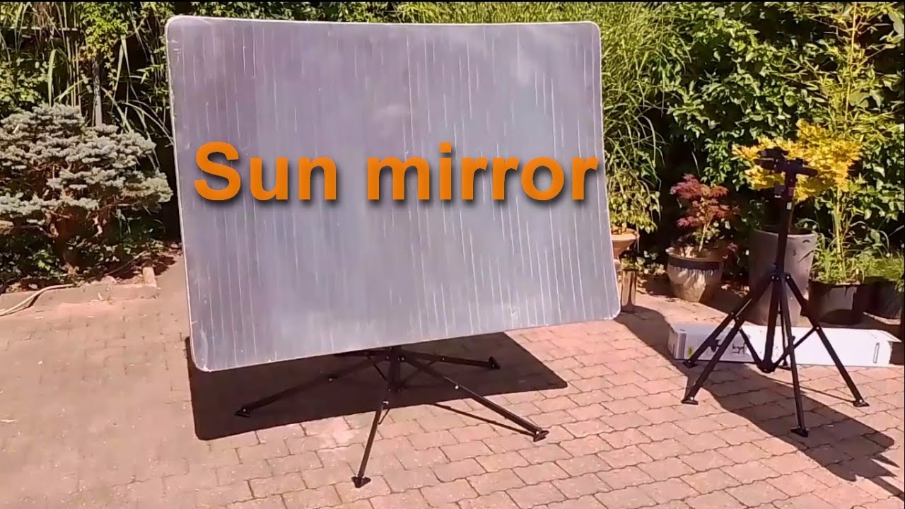 New Stand For My Solar Cooker / Parabolic Mirror - YouTube