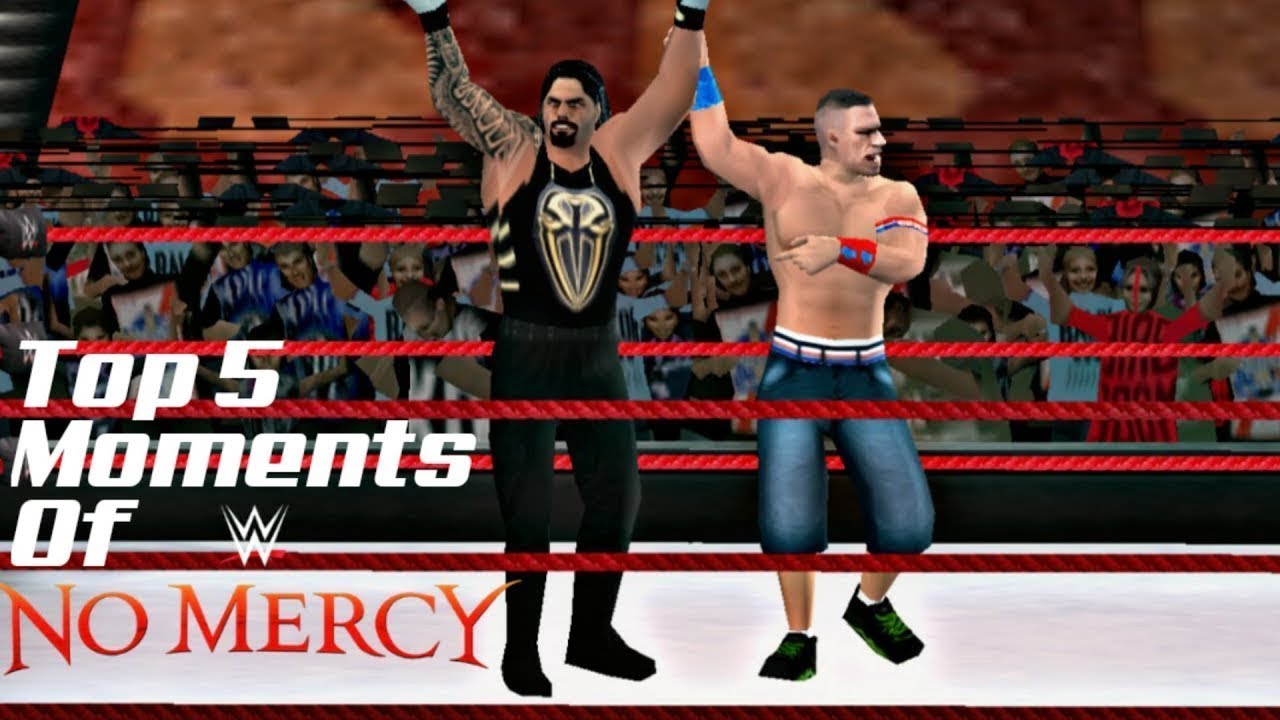 No Mercy Top 5 Moments | WWE 2K17 PSP/ANDROID | BK WWE - YouTube