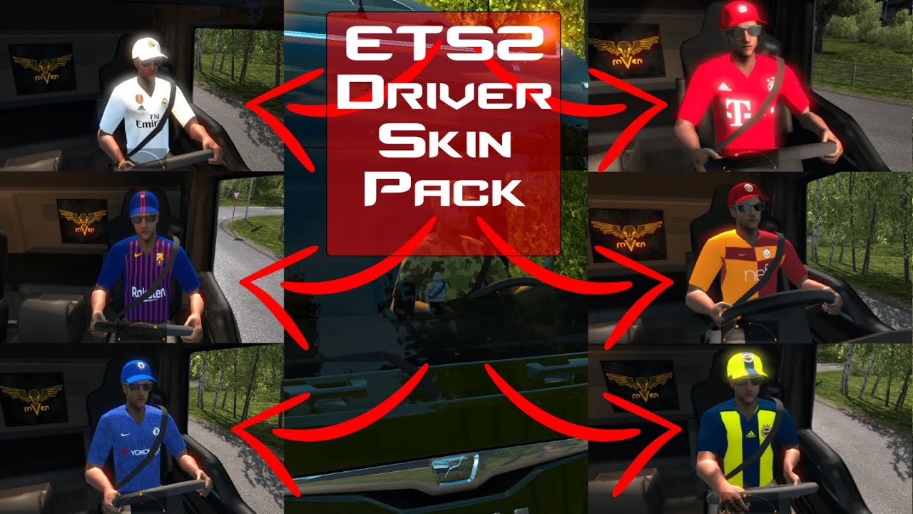 ETS2 Driver Skin MOD - YouTube