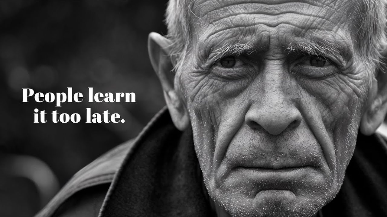 The Most Important Life Lessons We Must Learn Before It’s Too Late! 🚨 ...