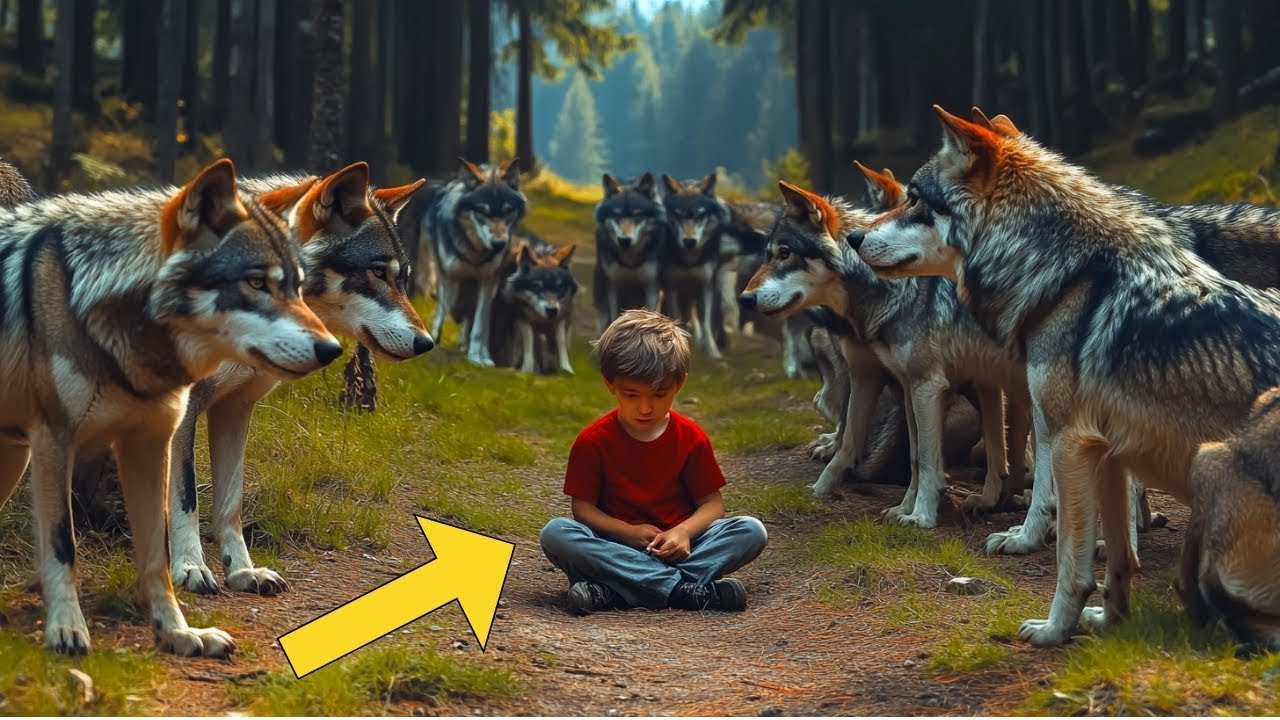 WOLVES CIRCLE A CHILD CRYING IN THE STREET AND WHAT HAPPENS NEXT IS ...