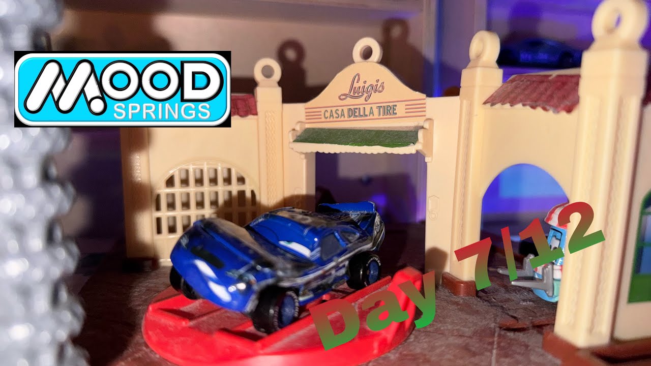 Mattel Disney Pixar Cars Race Damaged Mood Springs (Damaged Chuck ...