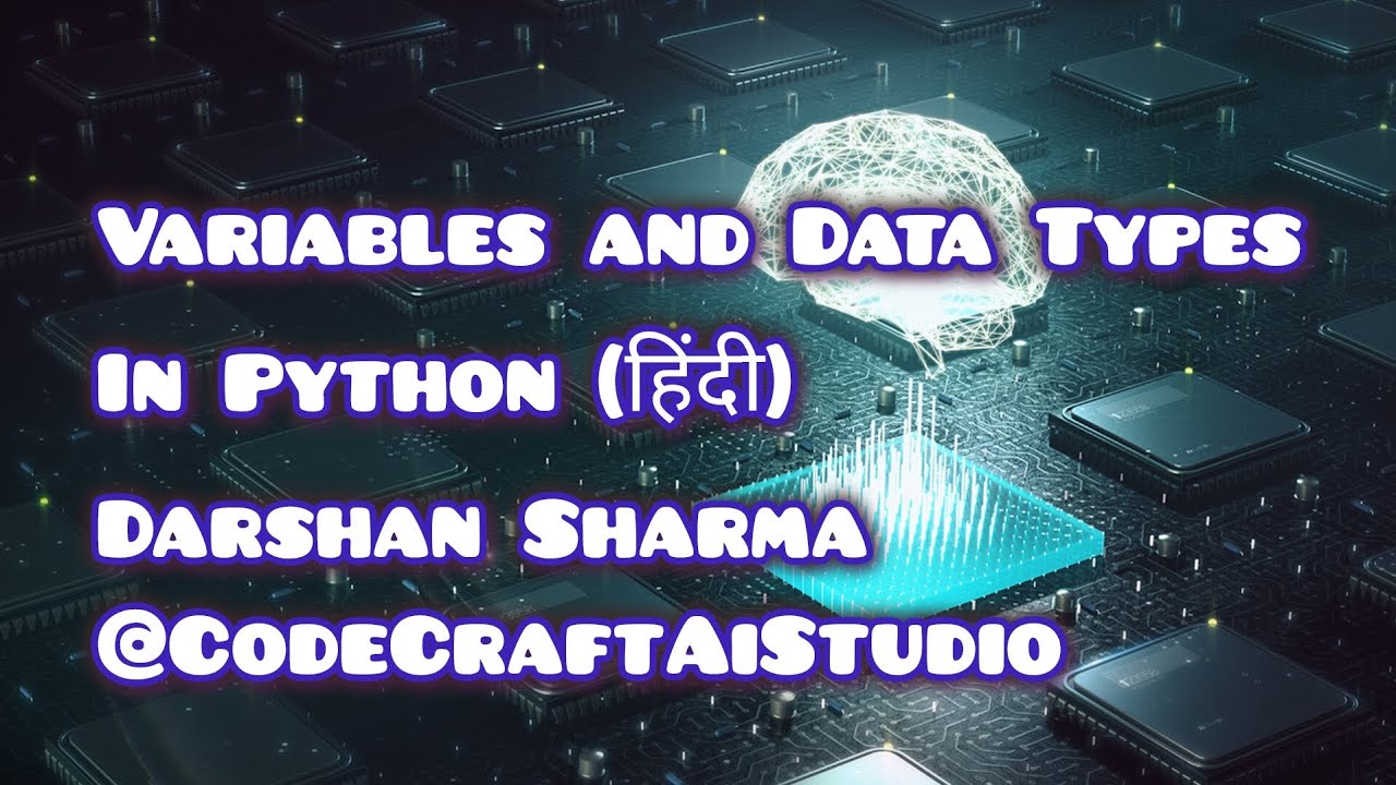 Variables and Data Types in Python. #machinelearning #pythonhindi # ...
