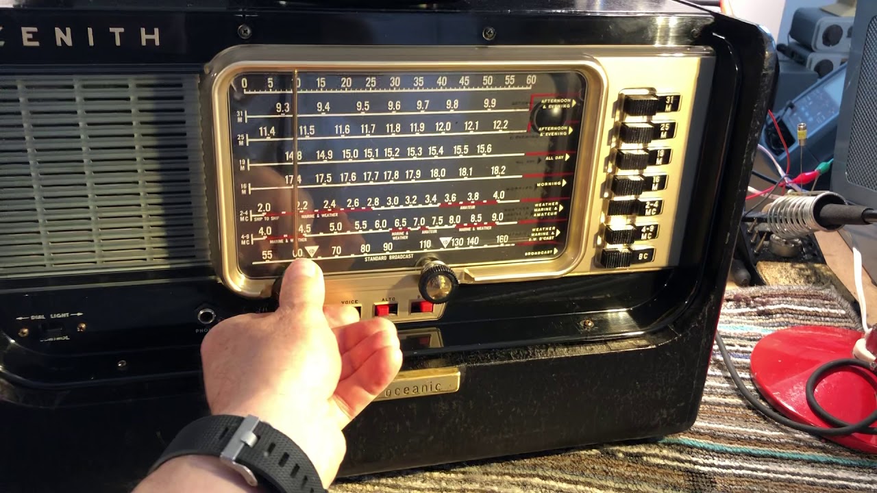 Zenith Transoceanic Model B600 - Demo after Refurbishment - YouTube