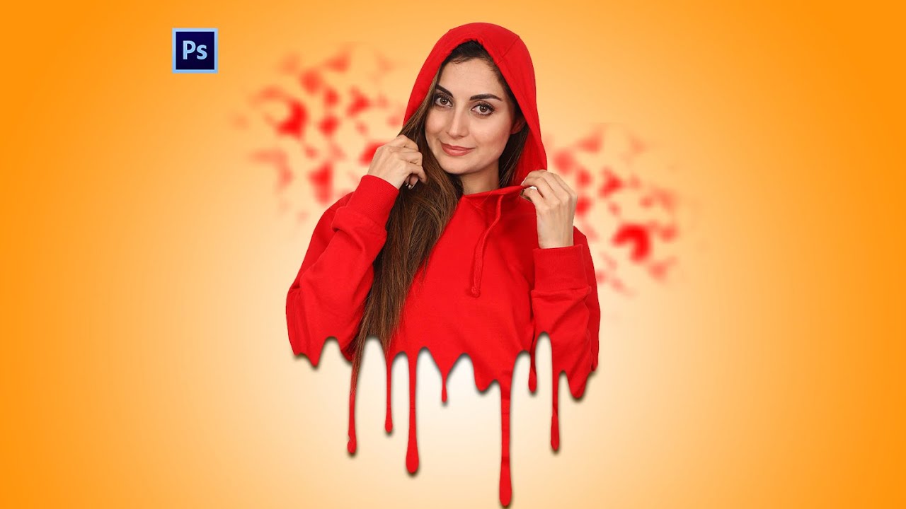 Dripping Effect | Splatter Effect | Photoshop Editing Tutorial - YouTube