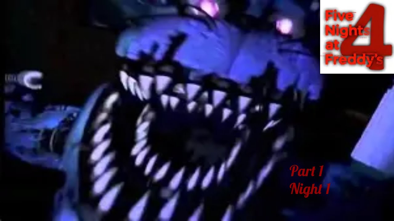 Five Nights at Freddy's 4 Full Gameplay | Part 1 (Night 1) - YouTube