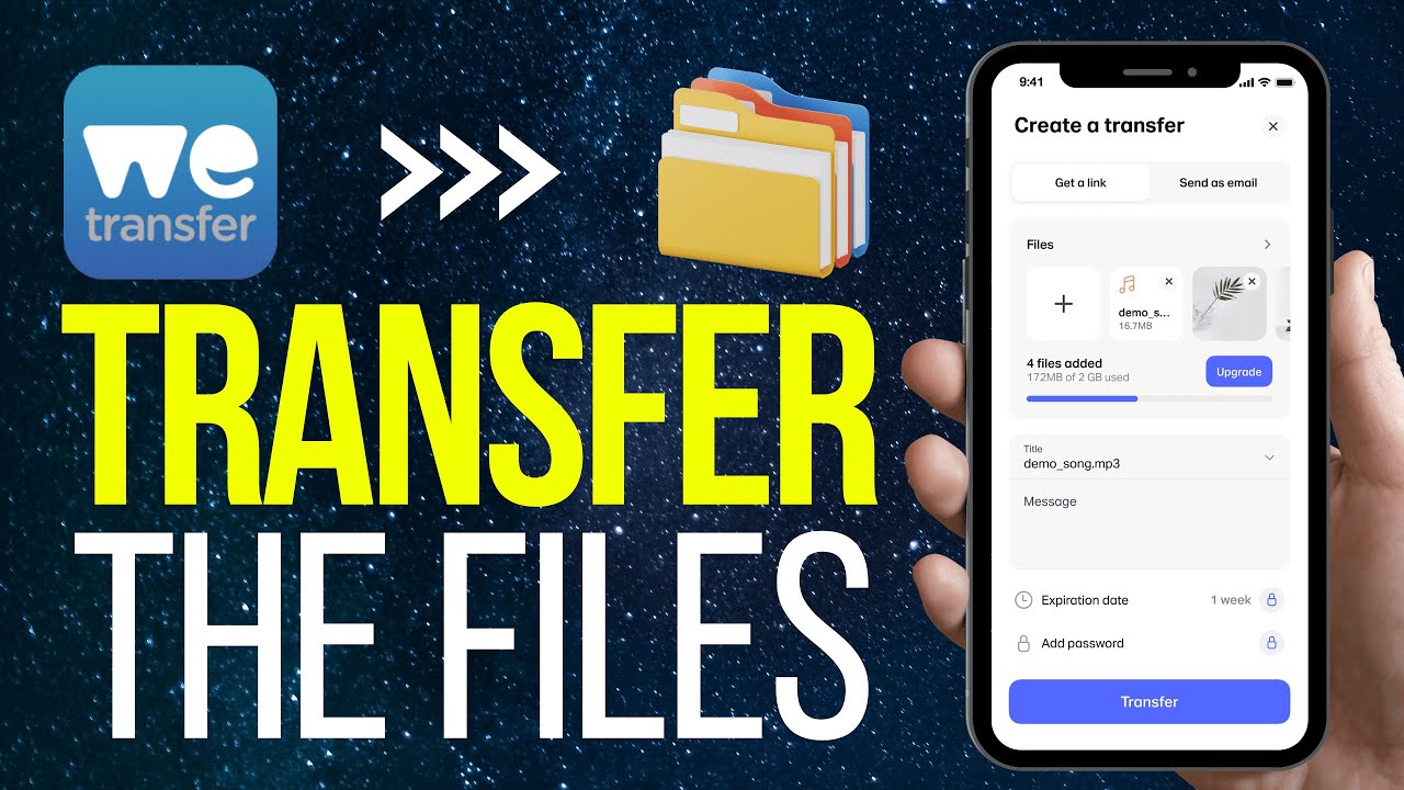 How To Transfer WeTransfer Files on iPhone (2025) - YouTube