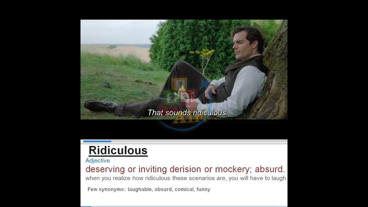 Ridiculous Meaning Pronunciation Illustration Vocabulary ridiculous-meaning-pronunciation-illustration-vocabulary