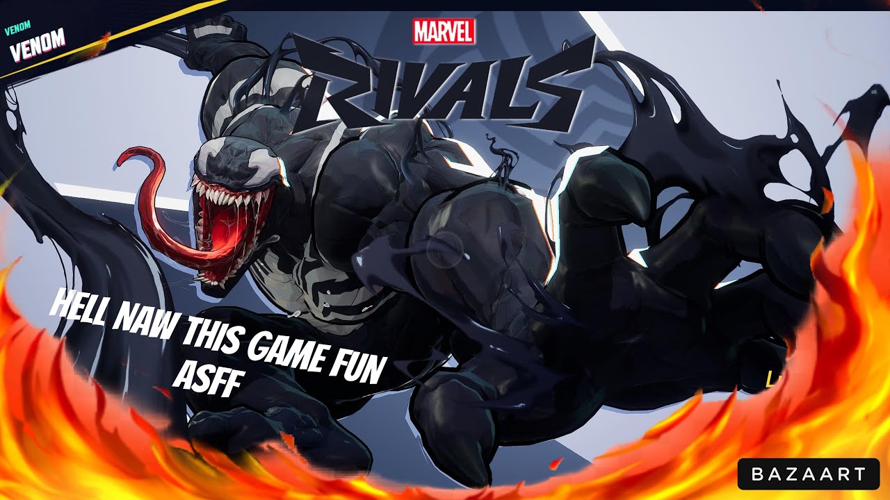 HOLY HELL ITS VENOM CHEEKS-marvel rivals - YouTube