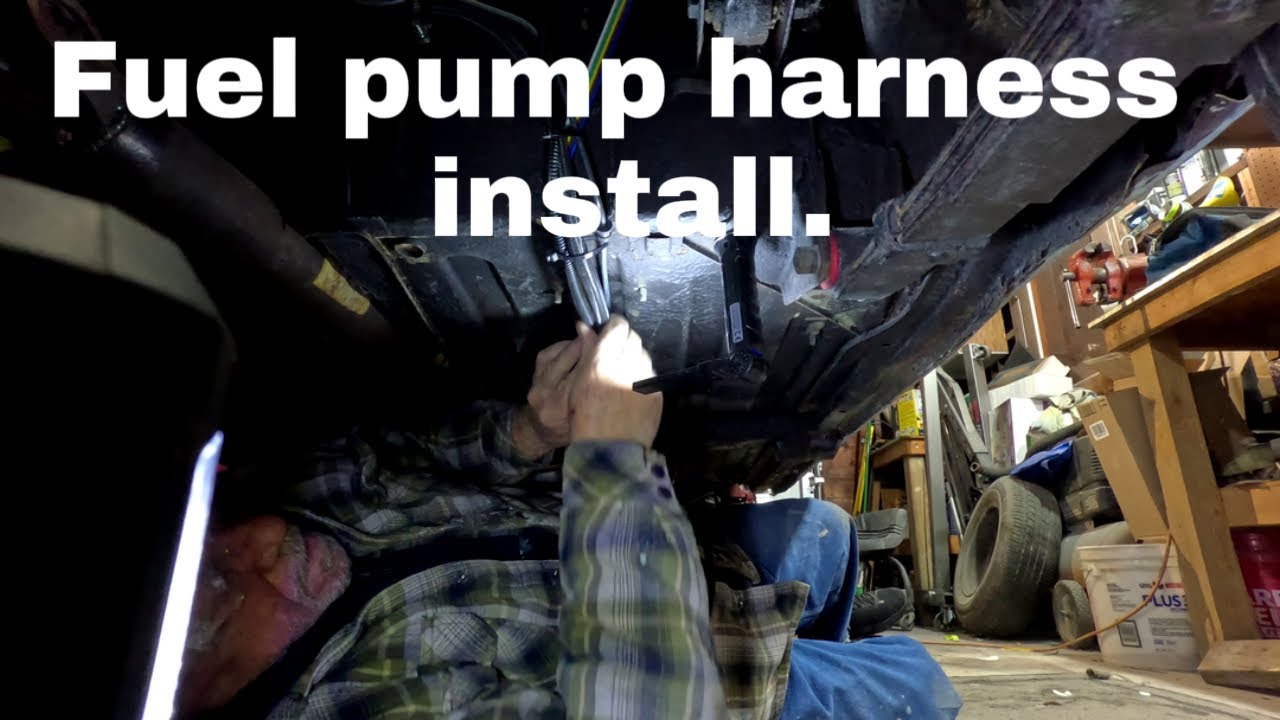 Securing the electric fuel pump harness. - YouTube