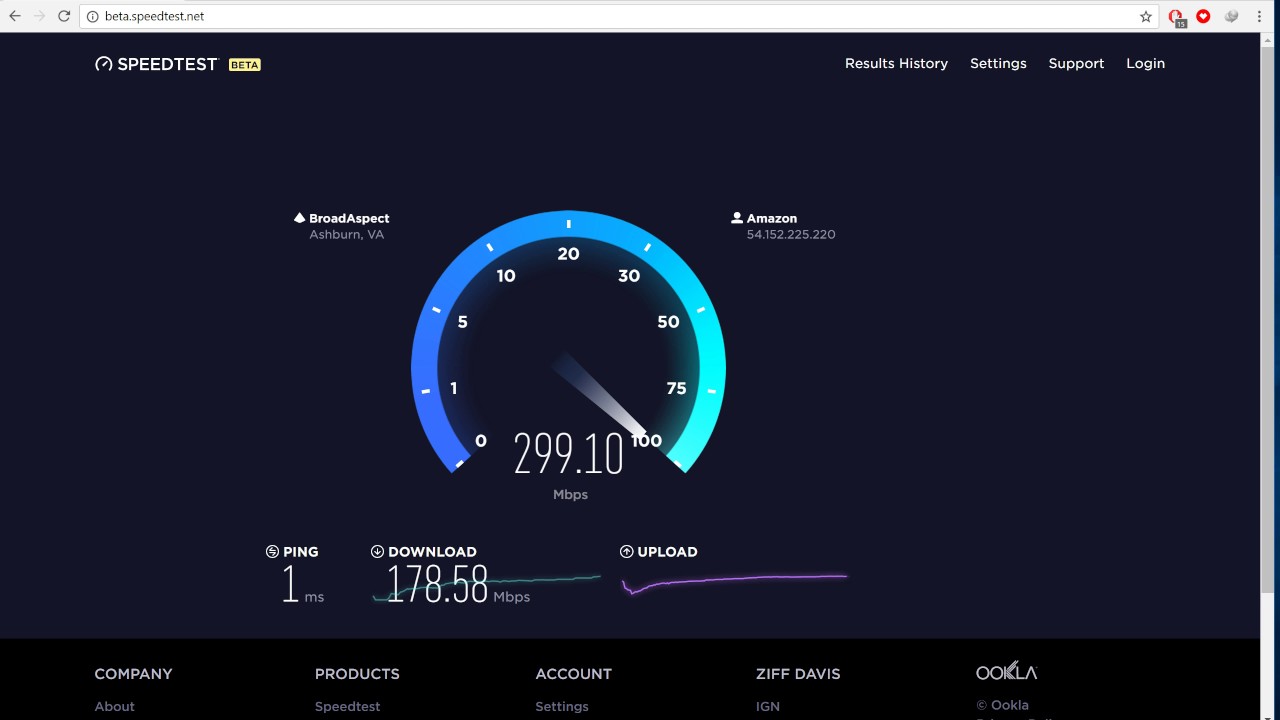 rdp test internet speed 2017 - YouTube