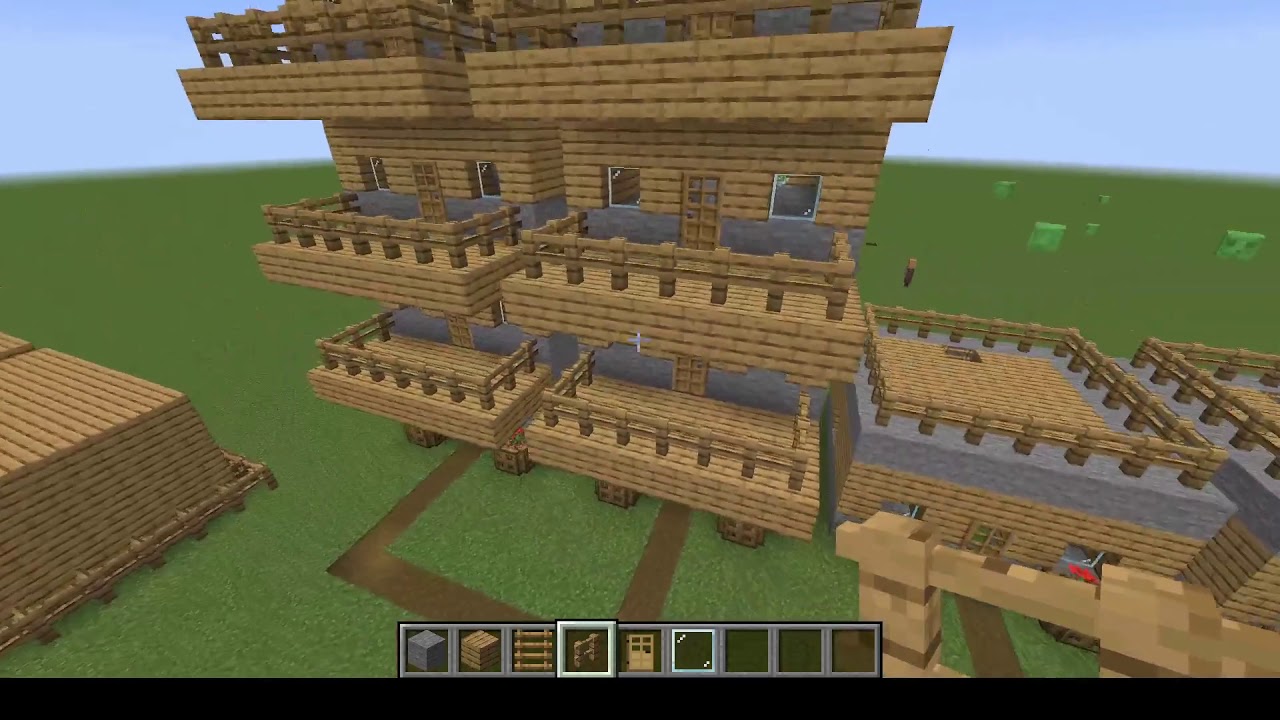 MineCraft Building Building Tutorial (Medium Difficulty) - YouTube