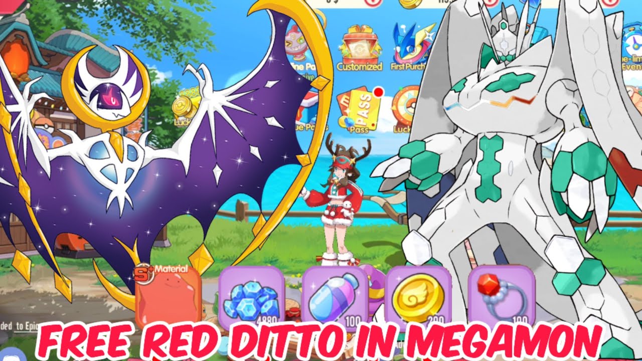 FREE RED DITTO IN MEGAMON | FREE S+ STAR UP DITTO FREE IN INVENT ...