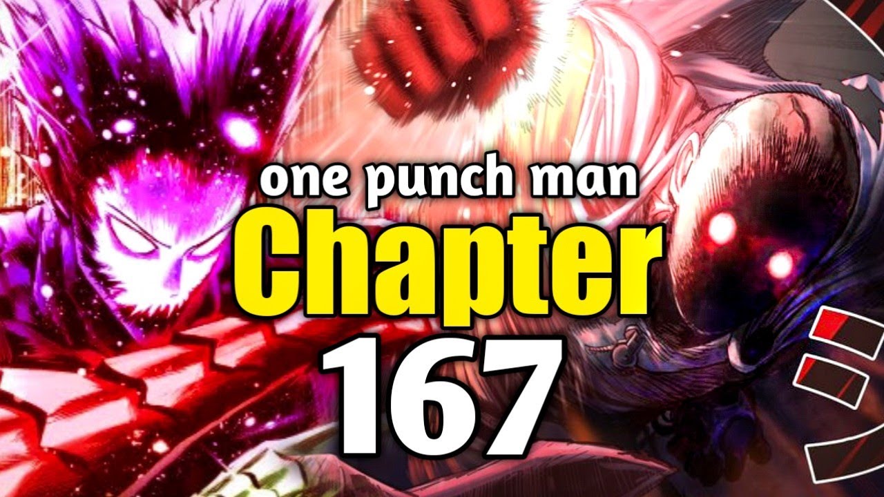 one punch man chapter 167/Serious saitama vs Garou Saitama MOD/chapter ...