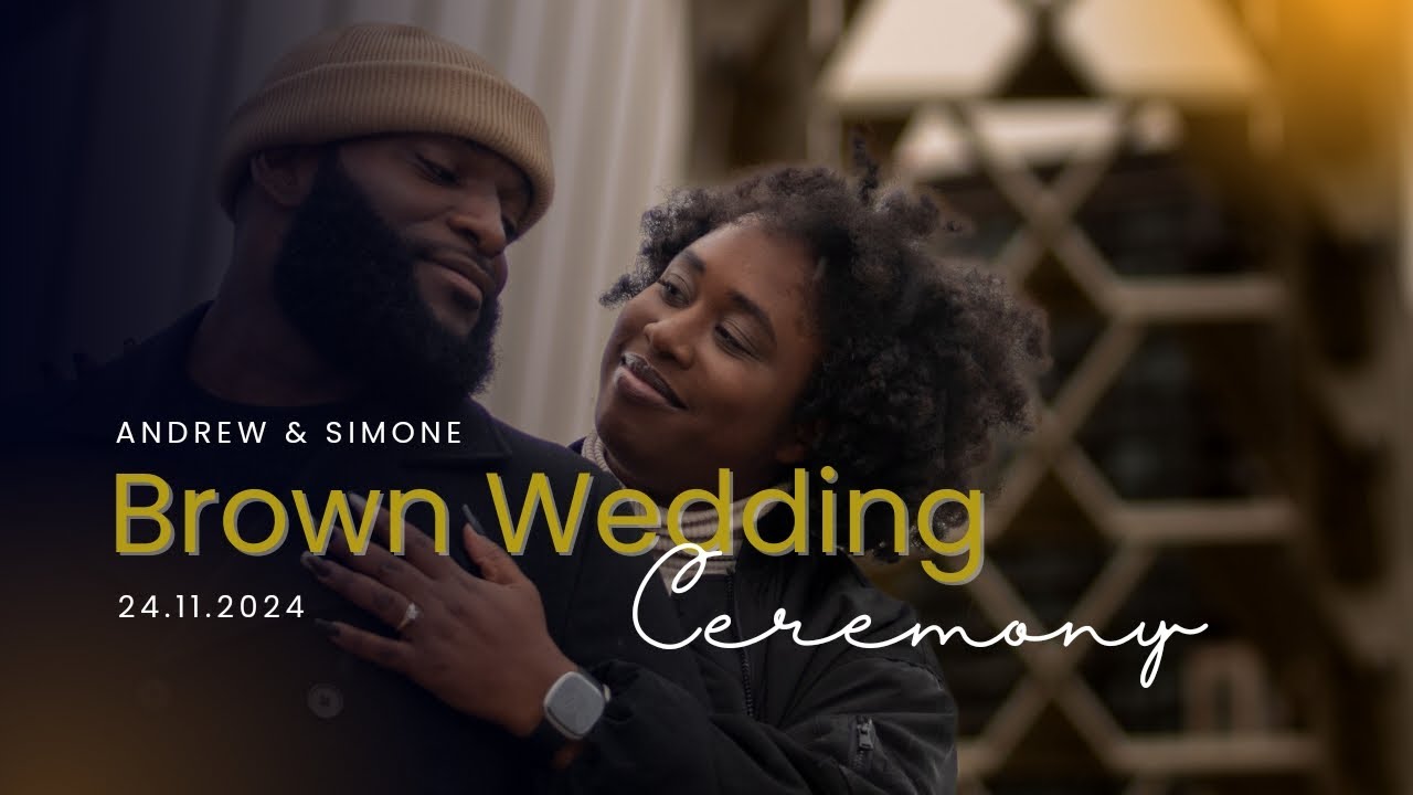 Andrew and Simone Brown's Wedding Ceremony - YouTube